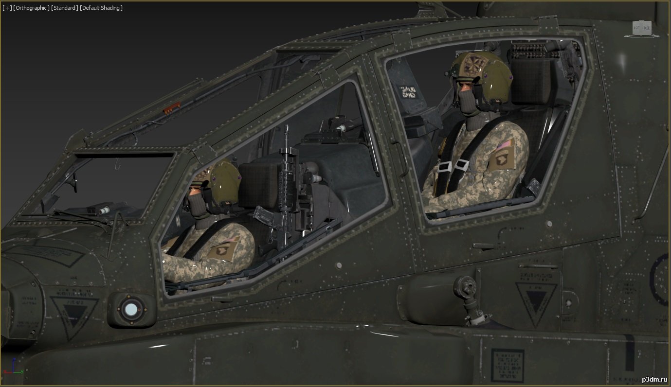 AH-64D » Pack 3D models