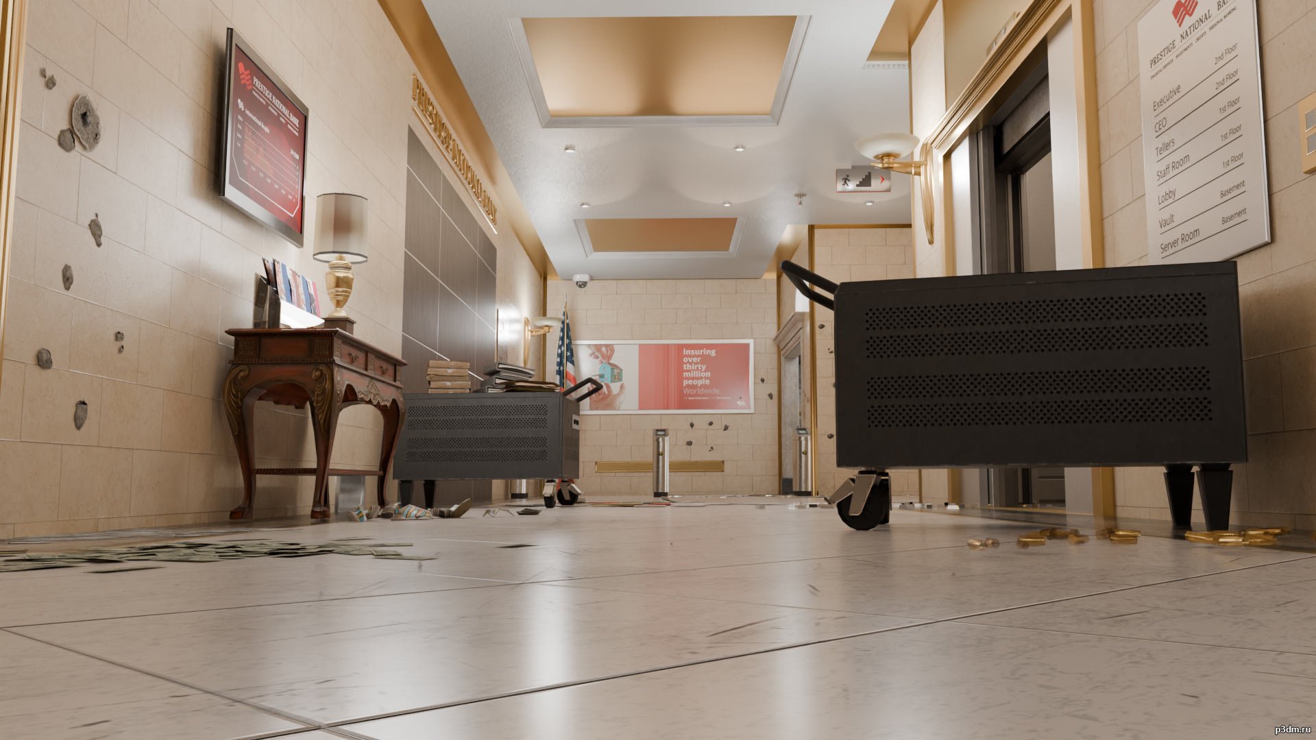 R6s Bank Full Map *Y9S4 » Pack 3D models