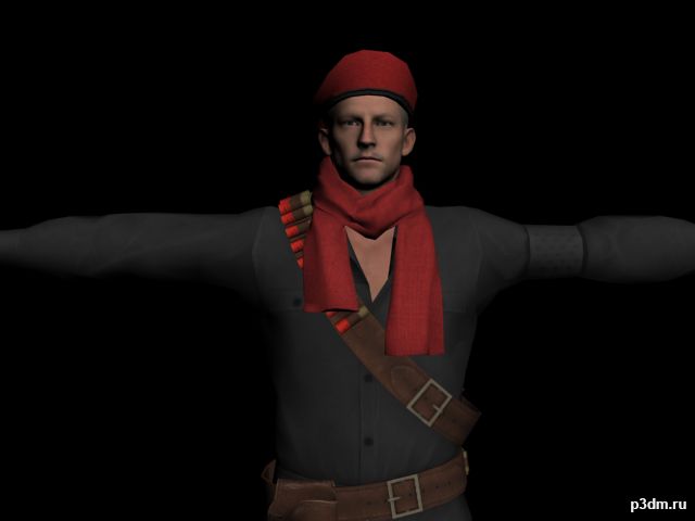 Revolver Ocelot (MGS3 Outfit) » Pack 3D models